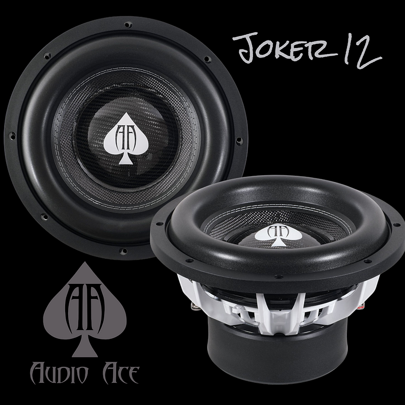 AUDIO ACE JOKER 12" V3 DUAL 2 OHM SUBWOOFER — Showtime Electronics