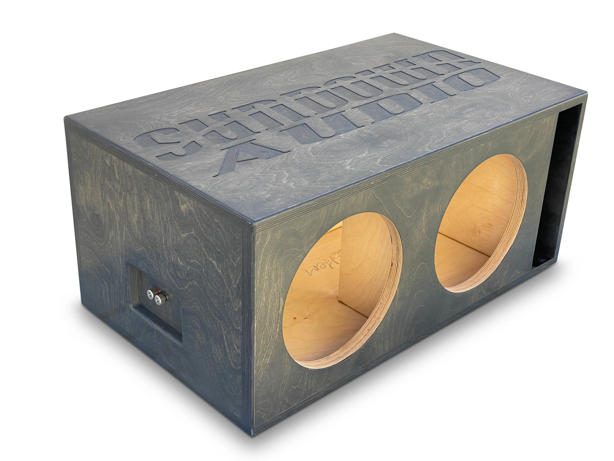 Sundown xv3 Birch Dual 12" Ported Subwoofer Enclosure 5.0 cu.ft. Sub B ...
