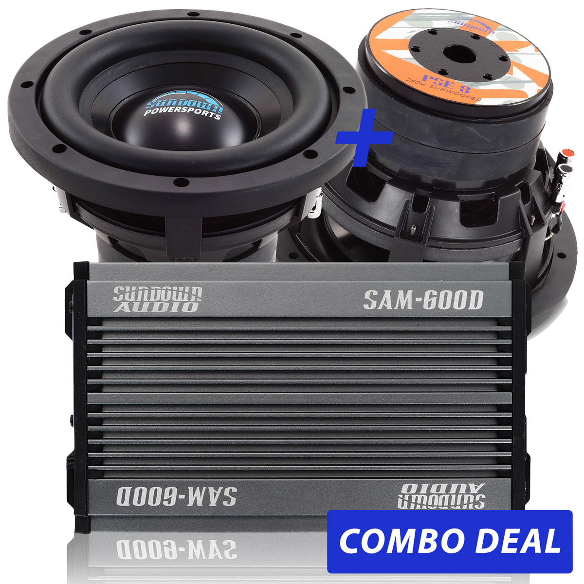 2 PSE-8 8" Powersports Subwoofers & 1 SAM-600.1 Combo Deal — Showtime ...