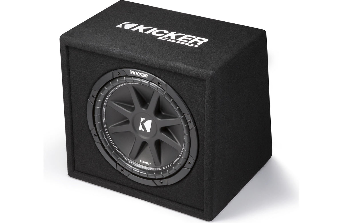 Kicker 43VC124 12" 300W Comp 4-Ohm Subwoofer/Sub+Enclosure/Box VC12 ...