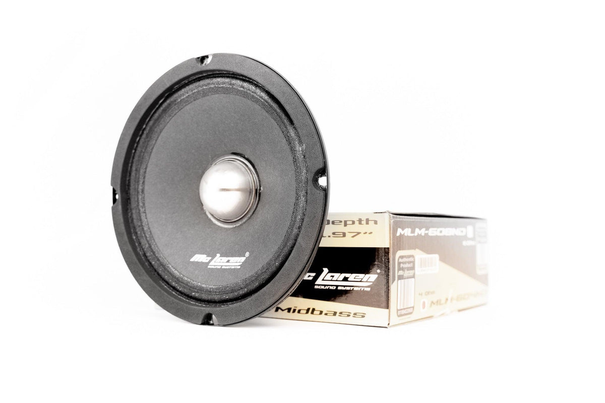 McLaren Sound MLM-804ND 8" 400W 4-Ohm Car Audio Midrange/Midbass NEO M ...