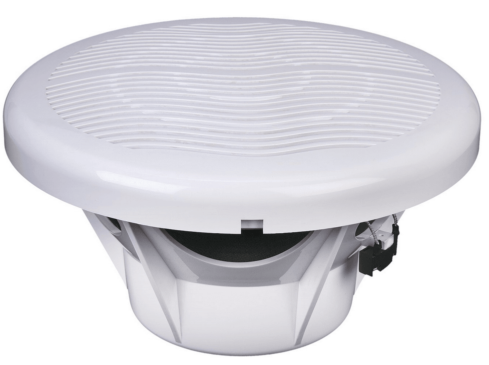 Power Acoustik MW-10WT 10" 600 Watt Marine Subwoofer w/ White+Titanium ...